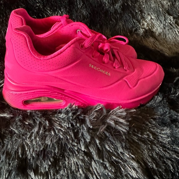 Skechers | Shoes | Skechers Womens Hot Pink Sneakers | Poshmark